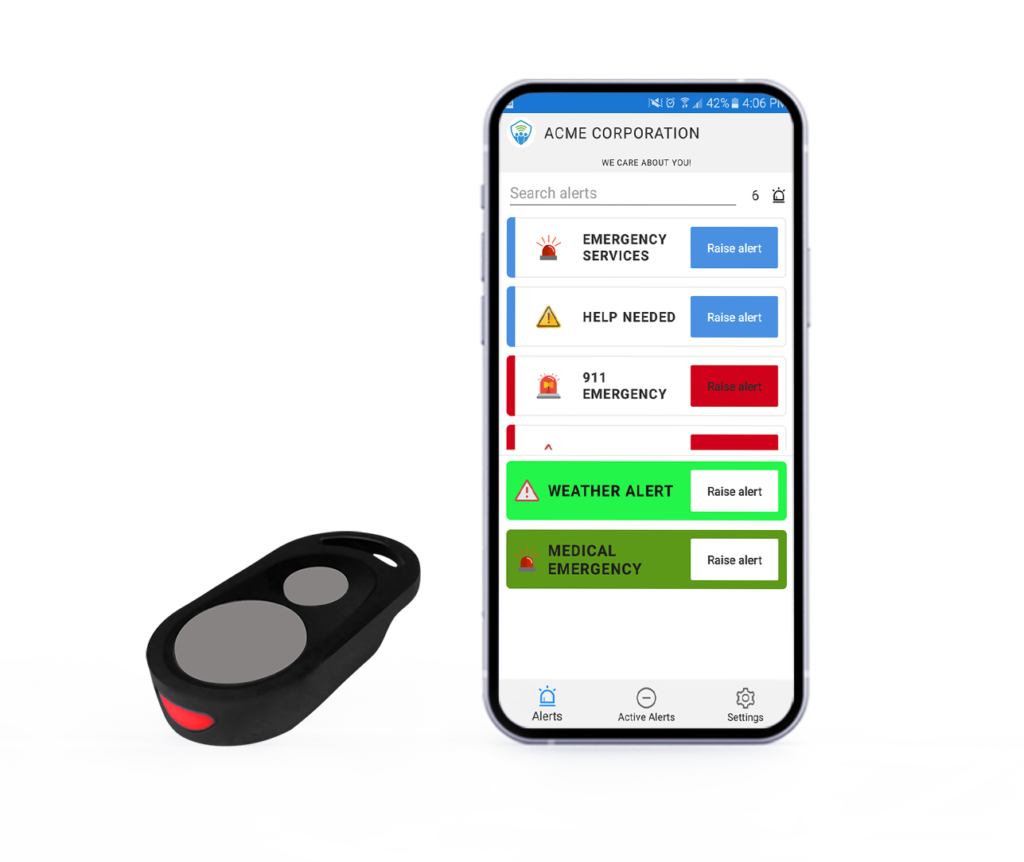 Wireless Panic Button - Perfect choice for business and government